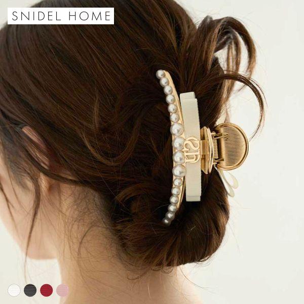 □関連キーワード260106 アクサセリー ヘアアクセサリー ヘアアクセ ヘアクリップ クリップ 髪留め チュール かわいい 大人可愛い おしゃれ プチギフト ギフト用 プレゼント用 ブランド 雑貨 小物□素材本体:鉄　合金　人工真珠リボン...