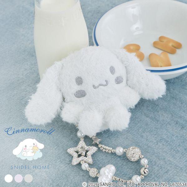 □関連キーワード260911 かわいい 大人可愛い おしゃれ ギフト用 プレゼント用 小物 バッグチャーム キャラクター シナモロール サンリオ コラボ 正規品 推し活 フェミニン もこもこ ふわふわ ぬいぐるみ アクセサリー マスコット□...