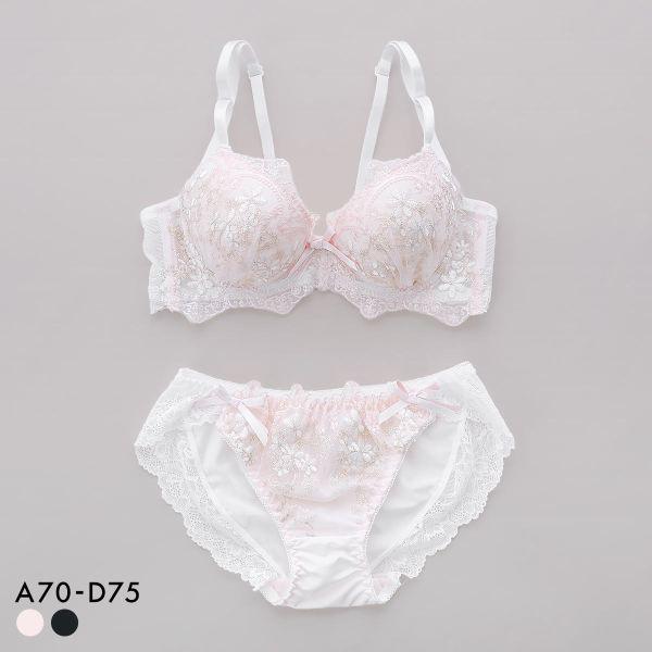 □関連キーワード250708 3/4カップブラジャー ブラセット ブラジャーセット ブラショーツセット ブラ＆ショーツセット ブラジャー＆ショーツ 上下セット 下着セット フルバック パンツ 女性用 脇高ブラ 脇すっきり かわいい 可愛い ...