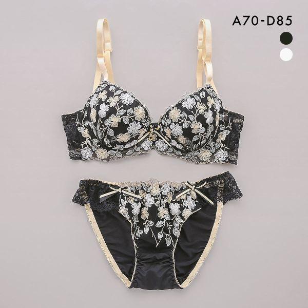 □関連キーワード250723 3/4カップブラジャー ブラセット ブラジャーセット ブラショーツセット ブラ＆ショーツセット 下着セット フルバック パンツ 女性用 アンダー大きいサイズ 大きめ アンダー80 アンダー85 cl26_01 ...