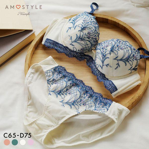 □関連キーワード260220 トリンプ 3/4カップブラジャー ブラセット ブラジャーセット ブラショーツセット ブラ＆ショーツセット ブラジャー＆ショーツ 上下セット 下着セット フルバック パンツ 女性用 20代 30代 40代 50代...