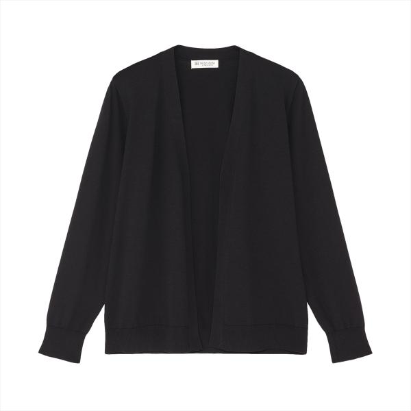 【発売日：2026年03月31日】一枚あれば冷房対策や日よけにもなるさっと着れるニットアイテム。UVカット機能付きで着回し力も◎です。【 ミドル丈 トッパーカーディガン 】ボタンのない前開きデザインで、さらりと流れるようなシルエットが魅力。...