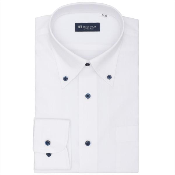 【発売日：2025年04月28日】シワに強く洗濯してもヨレにくいポリエステル×綿生地のワイシャツ。通年通して着やすい生地感と、様々なバリエーションの色柄を楽しめます。形態安定加工を施し、ホームクリーニングでのお手入れも簡単な一枚です。ビジネ...