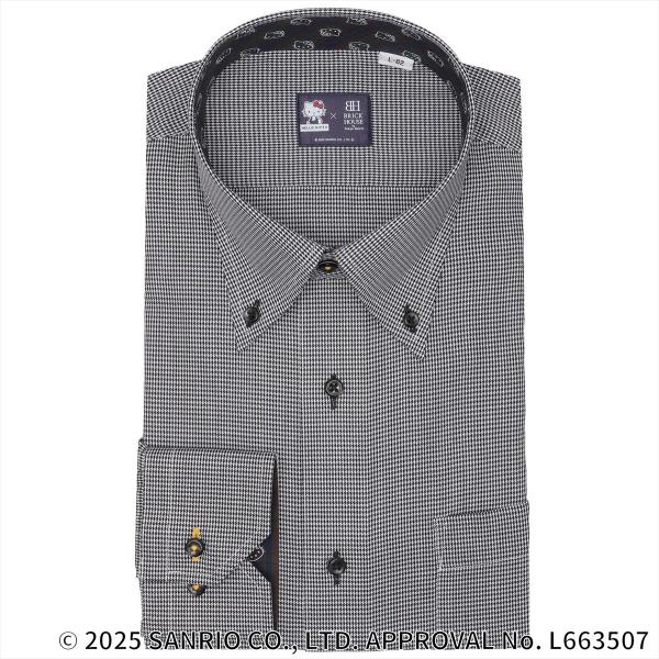 【発売日：2025年10月23日】■サンリオキャラクターコラボ■【HELLO KITTY×TOKYO SHIRTS】ハローキティとのコラボシャツが登場！可愛らしいキティちゃんのデザインをビジネスシーンに溶け込みやすい別布やボタンの配色、ボタ...