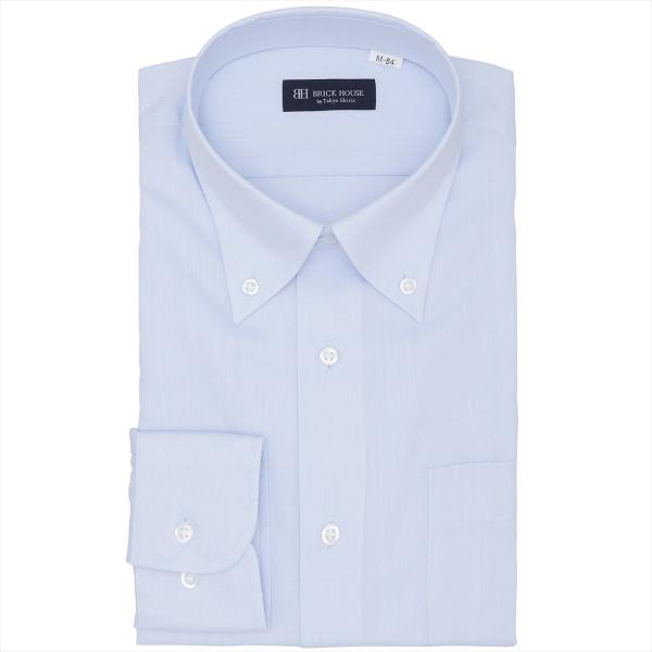 【発売日：2025年09月02日】シワに強く洗濯してもヨレにくいポリエステル×綿生地のワイシャツ。通年通して着やすい生地感と、様々なバリエーションの色柄を楽しめます。形態安定加工を施し、ホームクリーニングでのお手入れも簡単な一枚です。シンプ...