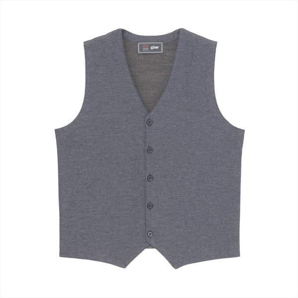 【発売日：2025年09月25日】◇◆ 　東京シャツ×gim(R) 　◆◇前身カットソー ツイル ジレ「つづく、つながる」をコンセプトに、モノづくりを発信し続けるgim(ジム)とのコラボジレ。前身頃に風合いと柔軟性のあるカットソー生地を使用...