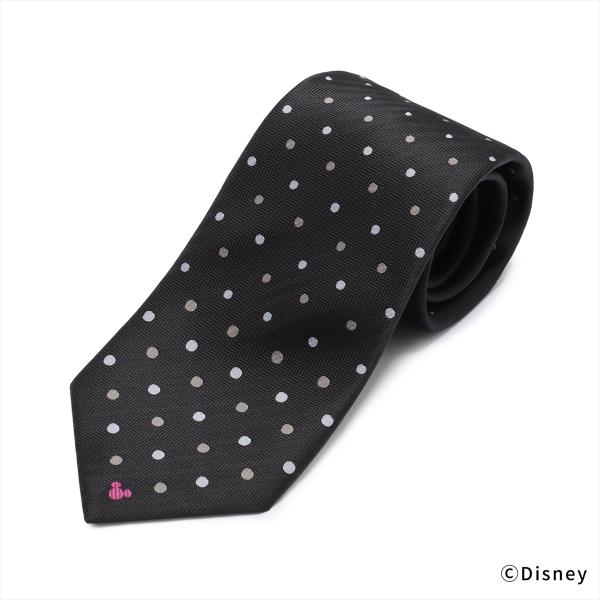 ◇　ディズニーデザインネクタイ　◇ミッキーマウスをデザインに取り込んだお洒落なネクタイ。ビジネスシーンを華やかにします。【 パネルデザイン 】ミッキーマウスデザインが生地の柄とマッチした上品さが魅力的。大剣先にあるミッキーマウスのワンポイン...