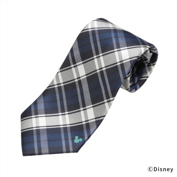 【発売日：2025年10月03日】◇　ディズニーデザインネクタイ　◇ミッキーマウスをデザインに取り込んだお洒落なネクタイ。ビジネスシーンを華やかにします。【チェックデザイン】ピッチの細かなチェック柄とミッキーアイコンが組み合わさって、一気に...