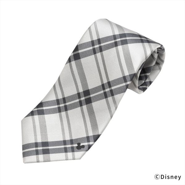 【発売日：2025年10月03日】◇　ディズニーデザインネクタイ　◇ミッキーマウスをデザインに取り込んだお洒落なネクタイ。ビジネスシーンを華やかにします。【チェックデザイン】ピッチの細かなチェック柄とミッキーアイコンが組み合わさって、一気に...