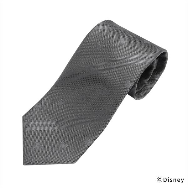 【発売日：2025年11月25日】◇　ディズニーデザインネクタイ　◇ミッキーマウスをデザインに取り込んだお洒落なネクタイ。ビジネスシーンを華やかにします。【ソリッドタイ】デザインの主張を抑えた織デザインはキャラクターアイテムを初めて取り入れ...