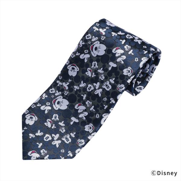 【発売日：2025年11月25日】◇　ディズニーデザインネクタイ　◇ミッキーマウスをデザインに取り込んだお洒落なネクタイ。ビジネスシーンを華やかにします。【レギュラータイ】笑顔溢れるコミカルなデザインで、Vゾーンが賑やかに彩られるネクタイで...