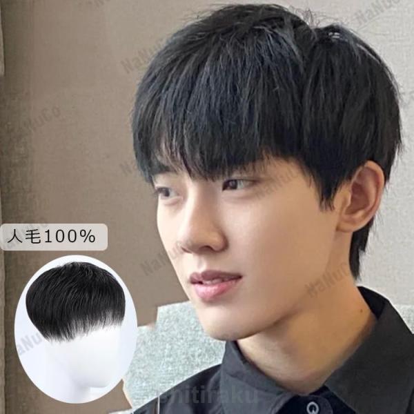 ウィッグ 自然 ウィッグ 脱毛 円形脱毛 頭頂部 抗がん剤治療 通気性 高品質 ヘアピース トップピース 人毛 バージンヘア 総手植え ナチュラル 部分ウィッグ 部分かつら 男性 ウィッグ ポイントウィッグ つむじ 隠し つむじカバー 軽量...