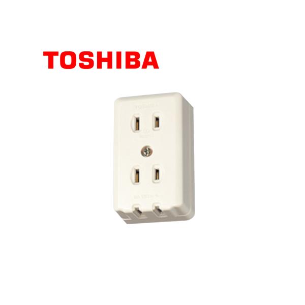 DC1143(W) TOSHIBA/東芝ライテック DC1143(W) L形トリプルコンセント(送りなし)(電線接続:巻きじめ端子)【取寄商品】【製造】TOSHIBA/東芝ライテック【品番】DC1143(W)【仕様】・差込口形状：2P 15...