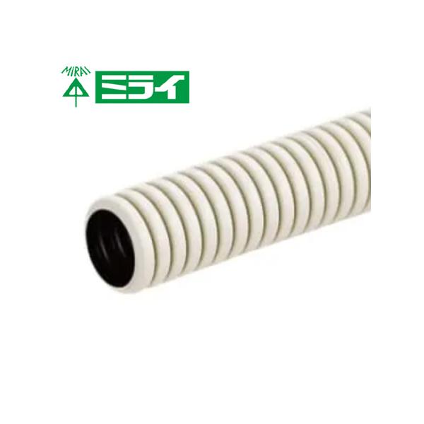 MFD-22 未来工業 MFD-22 PFD管ミラフレキSD 50m巻 ベージュ【製造】未来工業【品番】MFD-22【仕様】・長さL(m)：50 ・外径D(Φmm)：30.5・近似内径d(Φmm)：22・色：ベージュ・質量(kg)：約7・【...