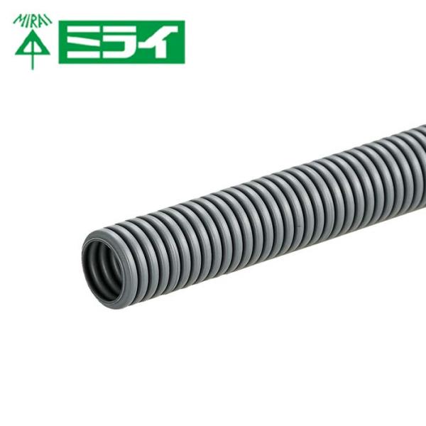 色　グレー外径　φ23近似内径　φ16長さ　50m重量　約　4.5kg露出、隠ぺい、埋設両用のオールマイティーなＰＦ単層波付管です。ご注文いただいた商品が欠品中の場合、当店から出荷遅延のご連絡を差し上げます。ご連絡から2-3営業日以内にお返...