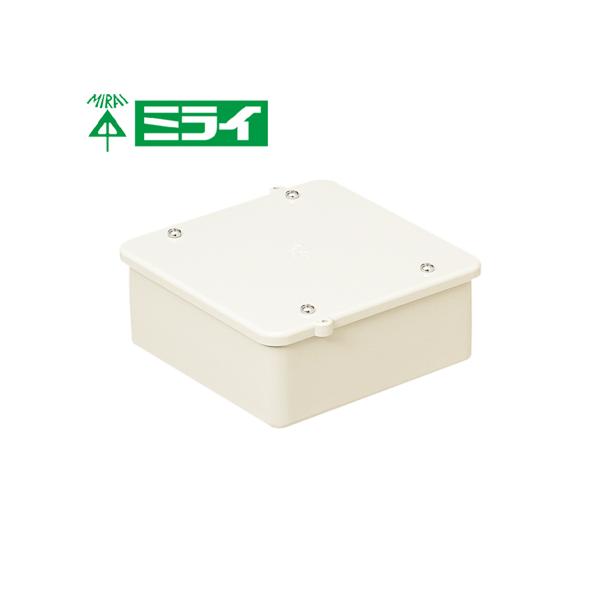 PVK-BLOM 未来工業 PVK-BLOM PVKボックス ミルキーホワイト【取寄商品】【製造】未来工業【品番】PVK-BLOM【仕様】・寸法(mm)：129×129×61・色：ミルキーホワイト・規格：大形四角(深型)・適合規格：(PS)...