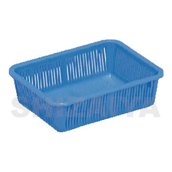 ●サイズ・容量・材質/外寸：160×120×42mm　内寸：146×106×40mm　有効内寸：132×92×40mm　内容量：0.55L　材質：PE●底面形状：網目その他　●使用例：冷凍用の工場内専用トレー　●送料無料出荷単位200　●メ...