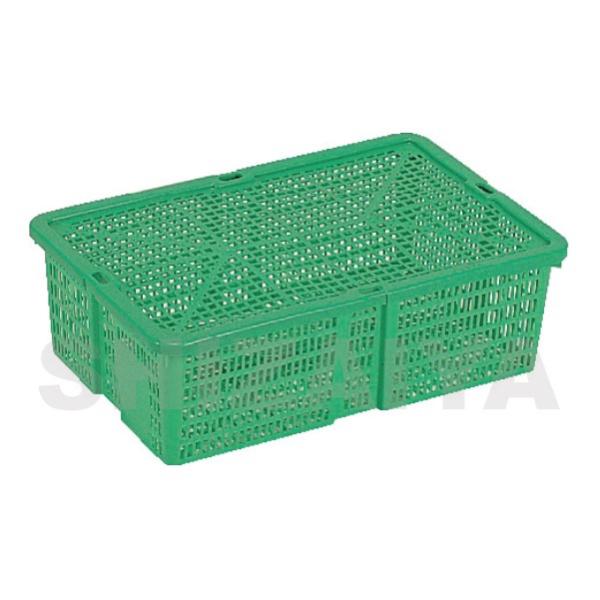 ●サイズ・容量・材質/外寸：351×226×105mm　内寸：332×207×104mm　内容量：6.4L　材質：PE●送料無料出荷単位30　●メーカー：三甲　●メーカー品番：100651 700950 ●カラー：グリーン●1個単位の販売で...