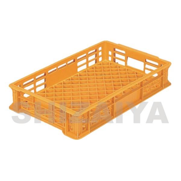 ●サイズ・容量・材質/外寸：573×351×94mm　内寸：534×321×79mm　有効内寸：529×316×69mm　内容量：13.4L　材質：PP●圧縮荷重：33.0(3370)　●底面形状：OA(斜)　●使用例：加熱殺菌用麺コンテナ...