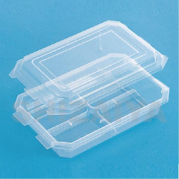 ●サイズ・容量・材質/外寸：269×174×64mm　内寸：230×150×42mm　有効内寸：216×136×42mm　内容量：1.3L　材質：PP●使用例：トップシールタイプ梅干用容器（単体では密閉性はありません)　●送料無料出荷単位1...