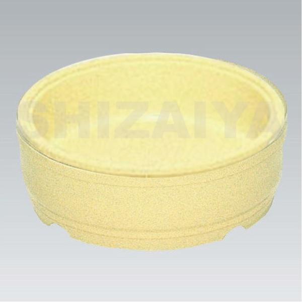 ●サイズ・容量・材質/外寸：φ156×46mm　内寸：φ151×35mm　内容量：0.5L　材質：PS●オプション：フタ(700205)　●送料無料出荷単位200　●メーカー品番：400107　●カラーバリエーション：クリーム　●タルの底側...