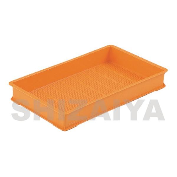 ●サイズ・容量・材質/外寸：571×346×81mm　内寸：537×320×71mm　有効内寸：534×317×63mm　内容量：12.1L　材質：PP●圧縮荷重：8.36kN(853kgf)　●底面形状：網目その他　●使用例：袋入り生麺の...