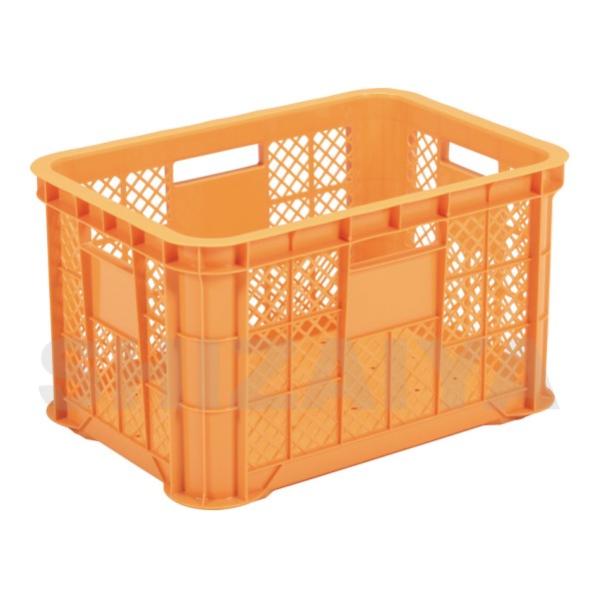 ●サイズ・容量・材質/外寸：535×370×305mm　内寸：487×330×296mm　有効内寸：477×320×286mm 　内容量：46.6L　材質：PP●圧縮荷重：12.88kN(1,313kgf)　●タイプ：3ツ組可能　●底面形状...