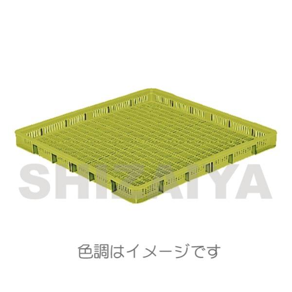 ●サイズ・容量・材質/外寸：640×640×57mm　内寸：599×599×41mm　有効内寸：588×588×33mm　内容量：14.4L　材質：PP●圧縮荷重：11.37(1160)　●底面形状：網目その他　●使用例：梅干し用せいろう　...