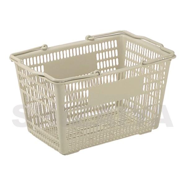 ●サイズ・容量・材質/外寸：484×335×283mm　内寸：441×291×251mm　有効内寸：378×228×251mm　内容量：26.7L　材質：PP●オプション：専用スーパー篭台車　●底面形状：網目その他　●ネスティング高：21m...