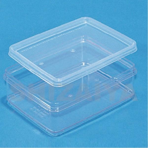 ●サイズ・容量・材質/外寸：165×126×51mm　内寸：154×115×43mm　内容量：0.6L　材質：PS●使用例：梅干保管出荷容器　●送料無料出荷単位150　●メーカー：三甲　●メーカー品番：200151−01　●カラー：透明※寸...