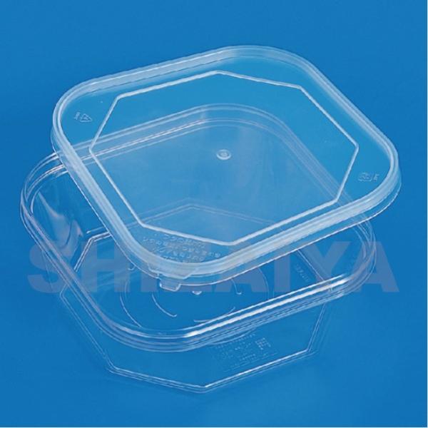 ●サイズ・容量・材質/外寸：170□×51mm　内寸：164□×47mm　内容量：0.8L　材質：PS●使用例：ワンウェイ出荷容器　●送料無料出荷単位200　●メーカー：三甲　●メーカー品番：200877　700287 ●カラー：透明※外寸...