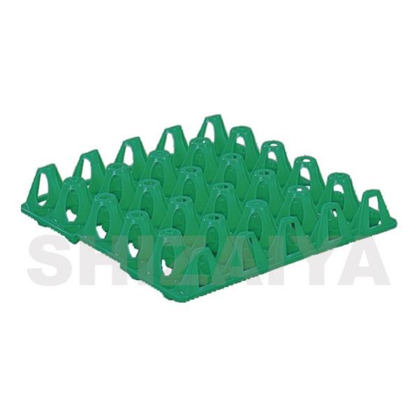●サイズ・材質/外寸：296×296×54mm　材質：PE●使用例：2以上卵用トレー(20個用)　●嵌合商品：SNコンテナーC＃41　●送料無料出荷単位200　●メーカー：三甲　●メーカー品番：400803　●カラー：グリーン●1個単位の販...