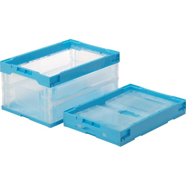 ●スマホの場合もっと見るをクリック●サイズ・容量・材質/外寸：530×366×272mm　内寸：494×336×261mm　有効内寸：493×335×252mm　オリタタミ時全高：86mm　内容量：43.1L　材質：PP●圧縮荷重：7.12...