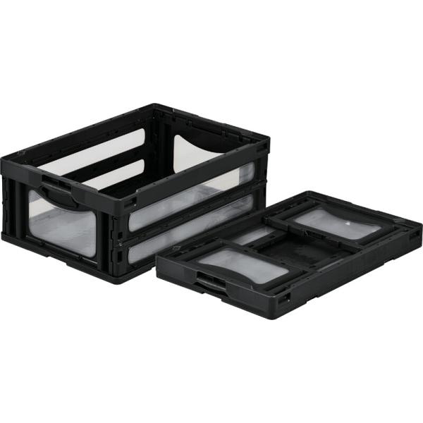 ●スマホの場合もっと見るをクリック●サイズ・容量・材質/外寸：649×439×249mm　内寸：600×406×237mm　有効内寸：600×405×227mm　オリタタミ時全高：77mm　内容量：57.6L  　材質：PP●圧縮荷重：16...