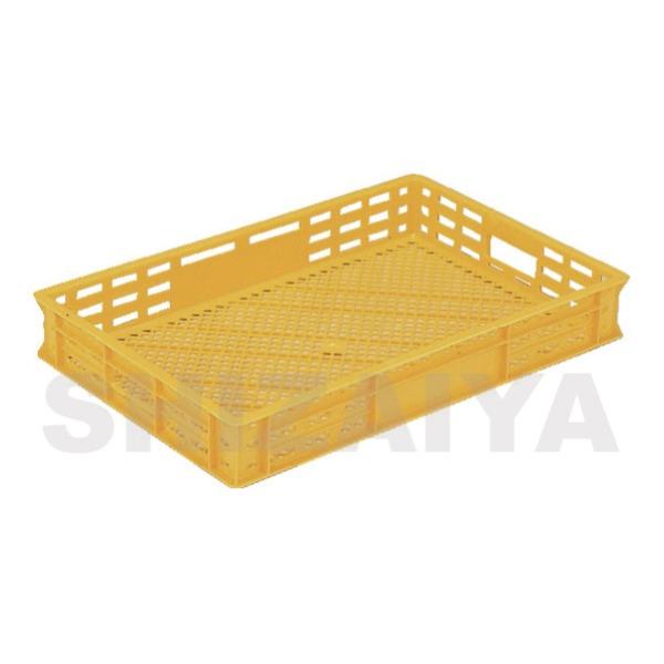 ●サイズ・容量・材質/外寸：600×395×90mm　内寸：570×365×81mm　有効内寸：566×361×72mm　内容量：16.7L　材質：PP●底面形状：斜格子網目リブ　●送料無料出荷単位10　●メーカー：三甲　●メーカー品番：6...