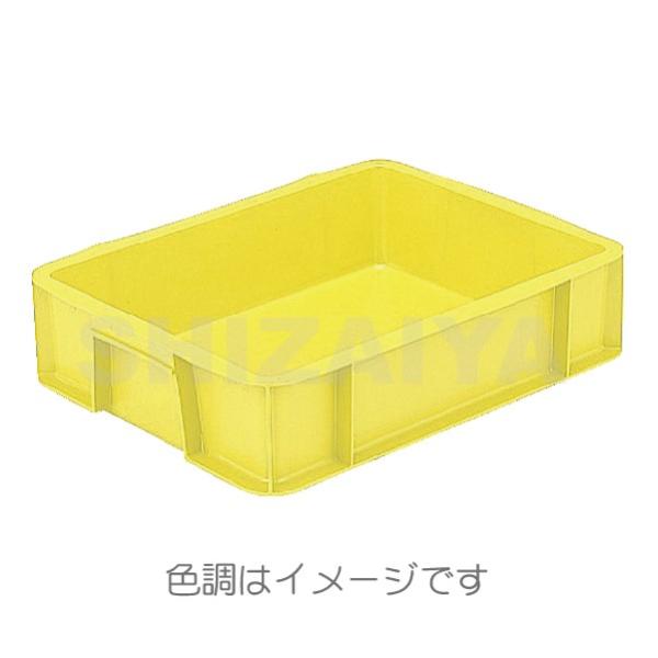 ●サイズ・容量・材質/外寸：465×365×115mm　内寸：420×320×110mm　有効内寸：410×310×100mm　内容量：14.4L　材質：PP●オプション：フタ(A2)　●底面形状：格子リブ　●カード差し：両短辺T2型、T2...