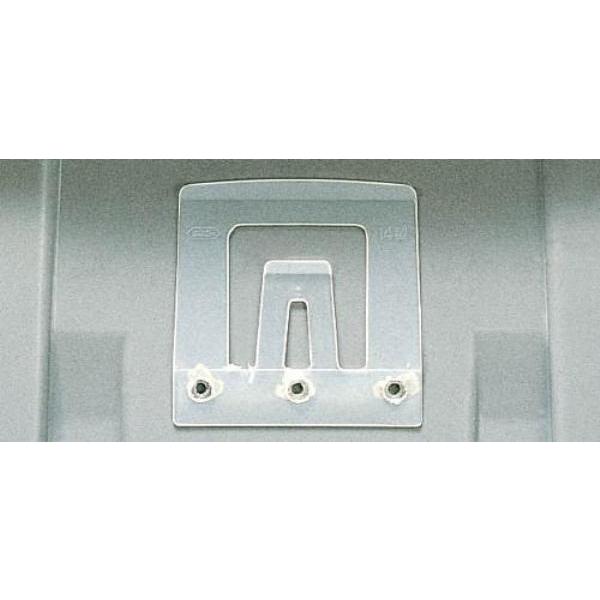 ●スマホの場合もっと見るをクリック※ワンタッチ式ではありませんので超音波ウェルダーによる溶接か熱かしめ(コンテナ本体に取付用のボスが設けてあることが必要です。)で本体材質PPのみに取付可能となります。●サイズ/外寸：90×90×6mm　●メ...