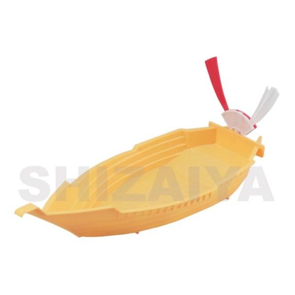 ●サイズ・容量・材質/外寸：395×155×136mm　有効内寸：262×113×32mm　内容量：0.9L　材質：本体PP　のしPE●使用例：刺身盛舟　●送料無料出荷単位240　●メーカー：三甲　●メーカー品番：8Y5040　●カラー：ク...