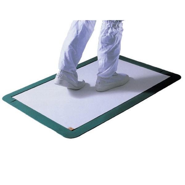 アイビーマットは、クリーンルーム・病院等の除塵を目的とした、使い捨てタイプ粘着フロアマットです。※写真中のアンダーマットは含まれておりませんのでご注意ください