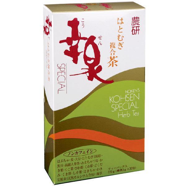 ビタミン・ミネラル・食物繊維の豊富なはとむぎ複合茶。高麗人参、くま笹、どくだみ、海草を配合し、健康へのすぐれたはたらきで知られる“はとむぎ”“はぶちゃ”のほか、多種類の農・天産物を組み合わせ、独自に開発した加工法で製造したスペシャル健康茶で...