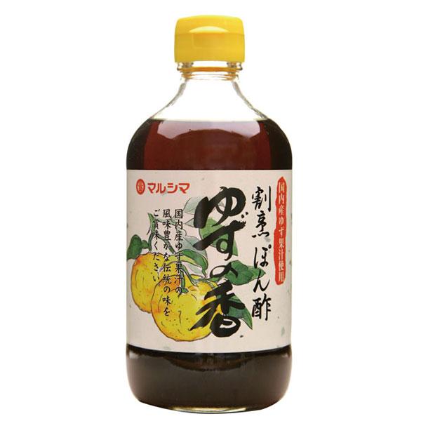 国内産のゆず果汁を漉さずにたっぷり（株式会社純正食品マルシマ比３０％アップ）使用していますので、さわやかな酸味とゆずの芳香がお料理を引き立てます。純正醤油をベースに、風味豊かな「かつおだし」をバランスよくブレンドしたこだわりの逸品です。アミ...