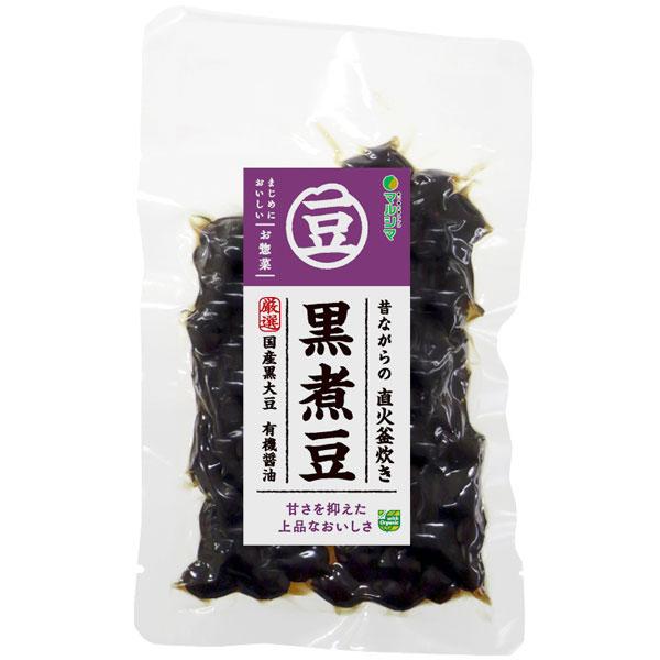 国産の黒大豆を昔ながらの直火のとろ火でおいしく炊き上げました。昔ながらの直火釜炊きで長時間じっくり煮込んでいますので、芯まで味がしみています。甘みには精製度の低い粗糖を、醤油は有機栽培の丸大豆を杉桶でじっくり熟成させた有機純正醤油を使用して...