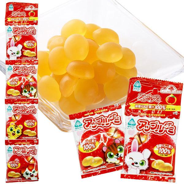 7大アレルゲン原料不使用。主要原料は国産由来。香料を使わず、国産りんごの濃縮果汁を100％（生果汁換算）使用したグミ。光沢剤は100％ヤシ由来です。便利な4連パック。【関連ワード】りんごグミ,リンゴグミ,あっぷるぐみ,あっぷるグミ,林檎グミ...
