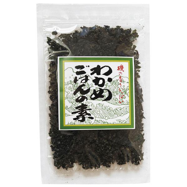 国産わかめ使用／磯の風味豊か／添加物不使用■ご飯に混ぜるだけで簡単に出来る（お米1合に対し5ｇ使用）■保存に便利なチャック付き袋　■わかめご飯やおにぎりに【関連ワード】わかめご飯の素,わかめごはんの素,わかめご飯,和布ご飯の素［ごはんの素］...