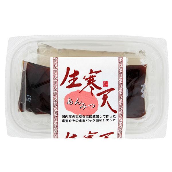 原料である天草は、厳選した国産のみを数種類ブレンドして使用しています。天草を圧力釜で煮出し、そのままパック詰めしているのが一番の特徴です。小倉あんには北海道産小豆を使用し、上品な味に仕上げました。【関連ワード】餡蜜,アンミツ,寒天蜜,かんて...