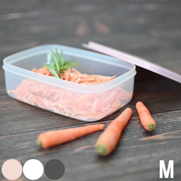 フタをはずせば電子レンジOK！野菜などの新鮮さを保ち、栄養素の減少を抑えます。使いやすく、冷蔵庫の収納にも便利な角型容器。お弁当箱としてご利用されている方も。表面上の加工ではなく、原料にエンバランス加工を施していますので、洗っても効果は消え...