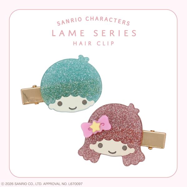 サンリオキャラクターズ ラメシリーズ ラメヘアクリップ人気の3アイテムヘアクリップ・バンスクリップ・チャームがラメ仕様で新登場。きらめきが加わって、より華やかに。種類も豊富で、つい集めたくなるラインナップ&amp;#9825;■キャラクター...