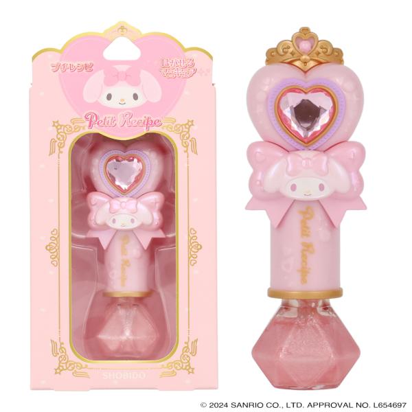 [プチレシピ×サンリオキャラクターズ]はがせるマニキュア ＜マイメロディ＞&amp;#10084;メイクは可愛くなれる ひとさじの魔法&amp;#10084;プチレシピのもつキラキラした魔法の世界とサンリオキャラクターズが出会いさらに可愛く...