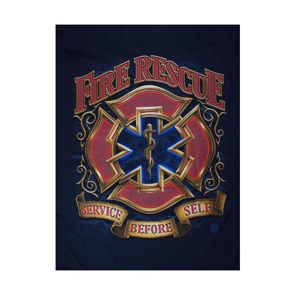 red Fire Rescue Service Before Self 消防Tシャツアメリカデザインの消防Tシャツです。