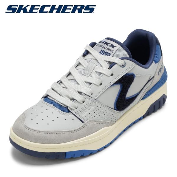 ※商品画像は、ご覧になられているパソコン、ディスプレイ等の設定により、実際の色味とは異なる場合がございます。スケッチャーズ S-1992を履いて、タイムスリップしたようなレトロなスタイルとクラシックな快適さを。レザー、ピッグスエード、メッシ...